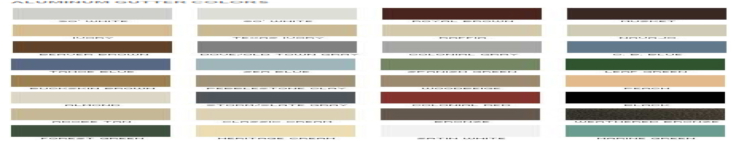 gutter_colors - Gutter Helmet of Madison